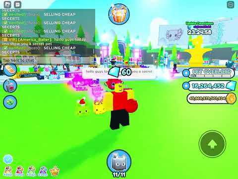 showing a secret pet in pet sim x - YouTube