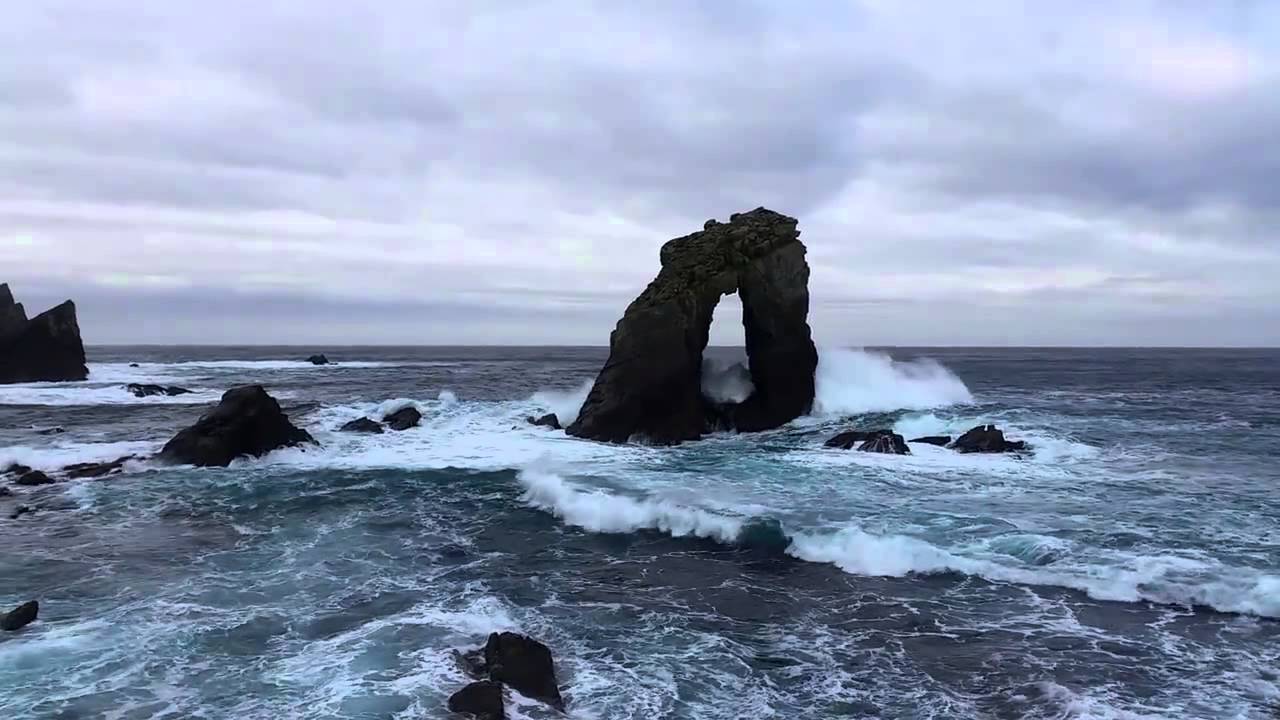 Gaada Stack on Foula, Shetland - YouTube