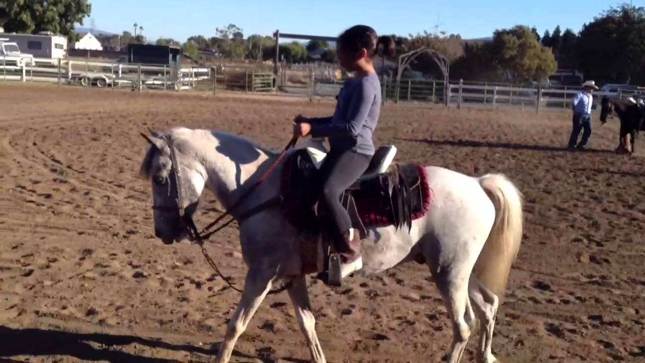 Aprendiendo a montar a caballo (Maya) - YouTube