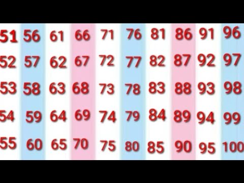 Number counting 51 to 100 ll Counting 51 to 100 ll counting # ...