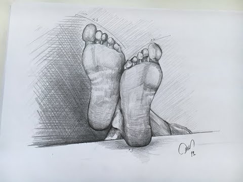 AYAK ÇİZİMİ NASIL YAPILIR 2.(FOOT DRAWING.2)
