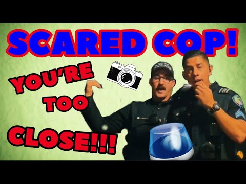 SCARED COP, YOU’RE TOO CLOSE! Pismo Beach, CA - YouTube