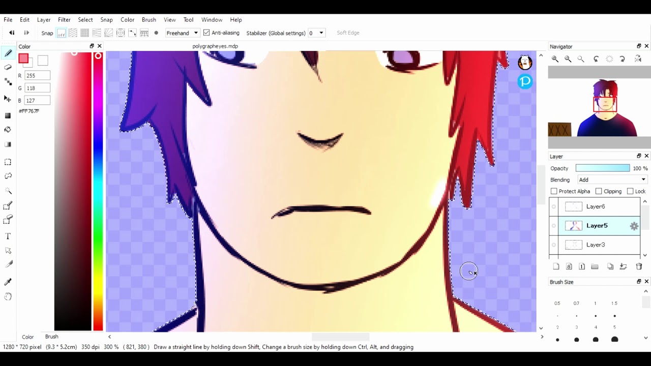 MUSIC BASED ART (polygraph eyes by YUNGBLUD) - YouTube