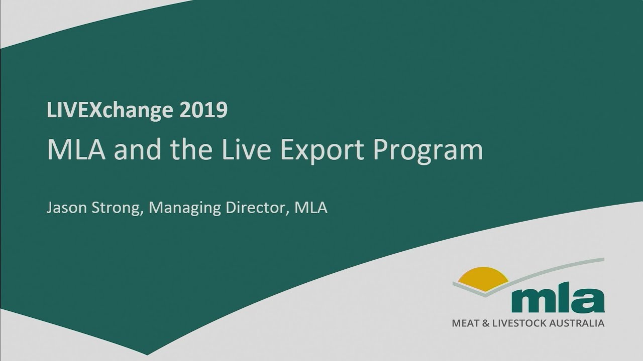 Vision for the future of the Livestock Export Program (LEP ...