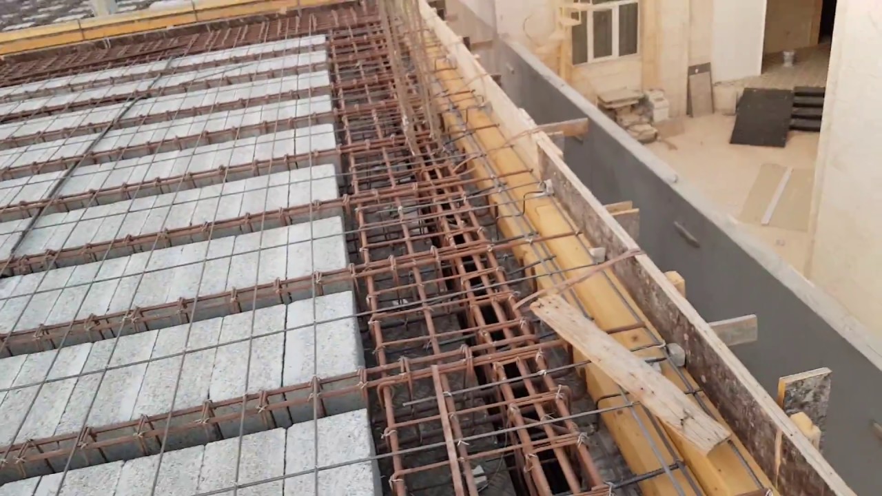 Ground Floor Slab Construction in Dubai Hordi Blocks - YouTube
