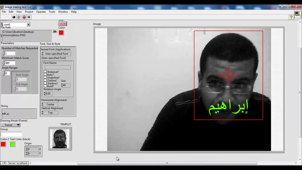 Object Tracking with LabVIEW. شرح باللغة العربية - YouTube