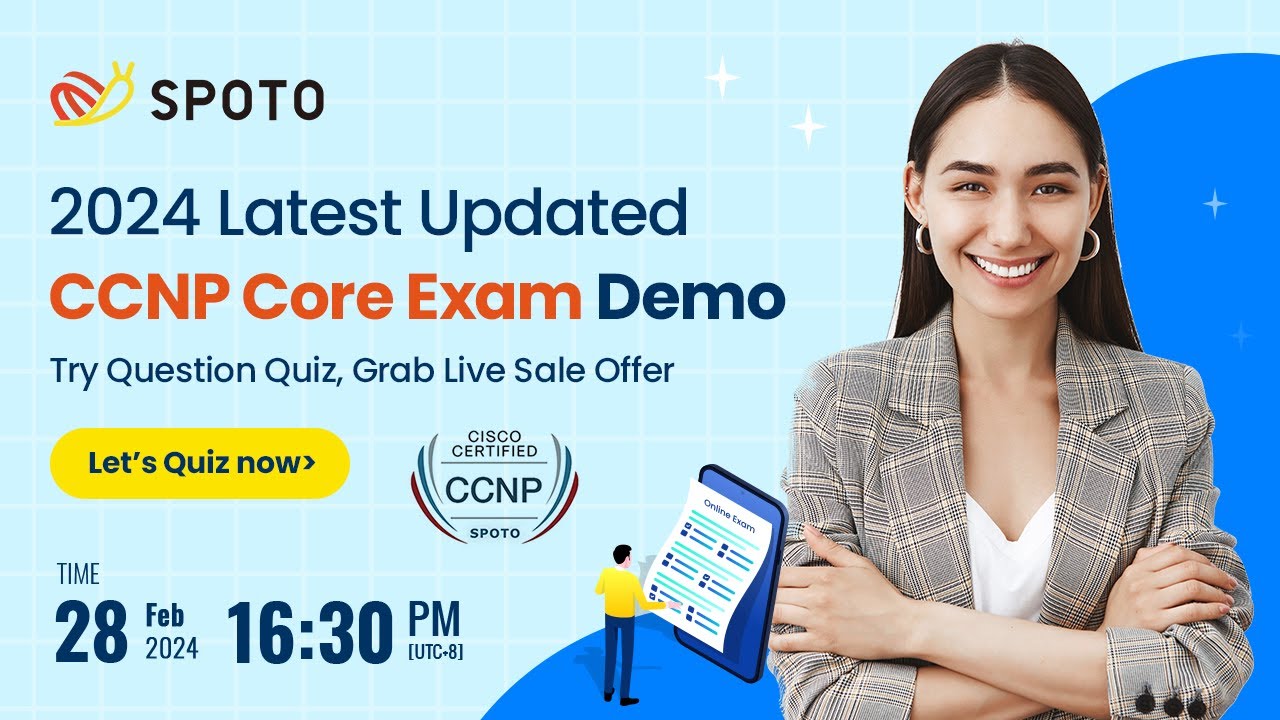 2024 Newest CCNP Exam Test!!! Try Real CCNP 350-401 Exam Questions at ...