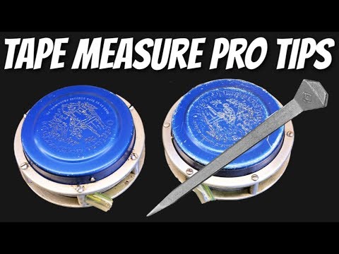 Tape Measure PRO TIPS