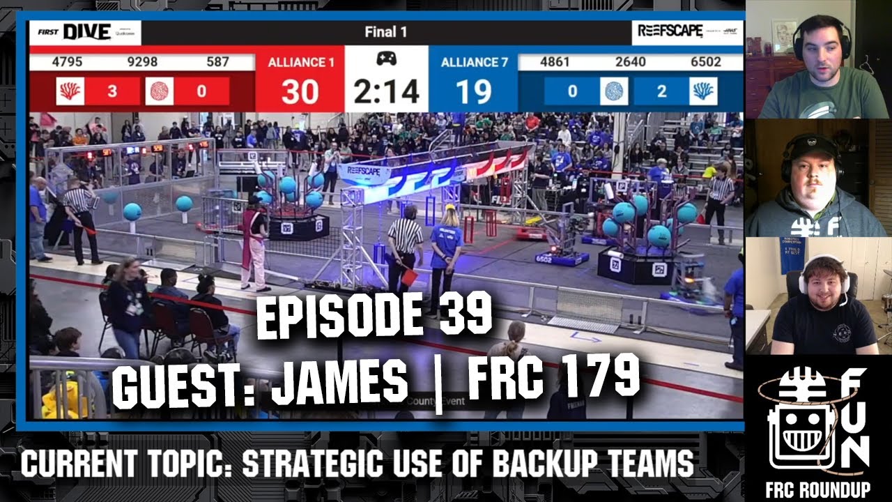 FRC Roundup | REEFSCAPE Week 2 Meta | Guest: James FRC 179 - YouTube