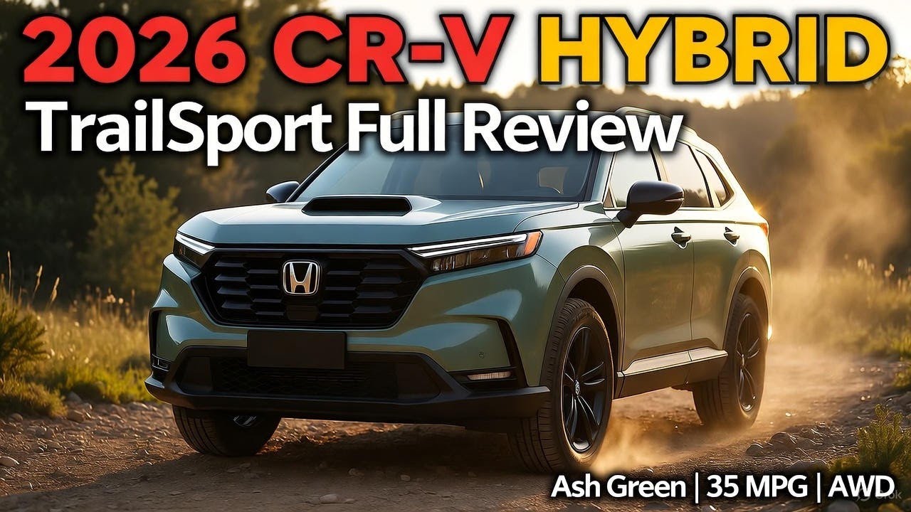2026 Honda CR-V Hybrid TrailSport | Ash Green Metallic | Full ...