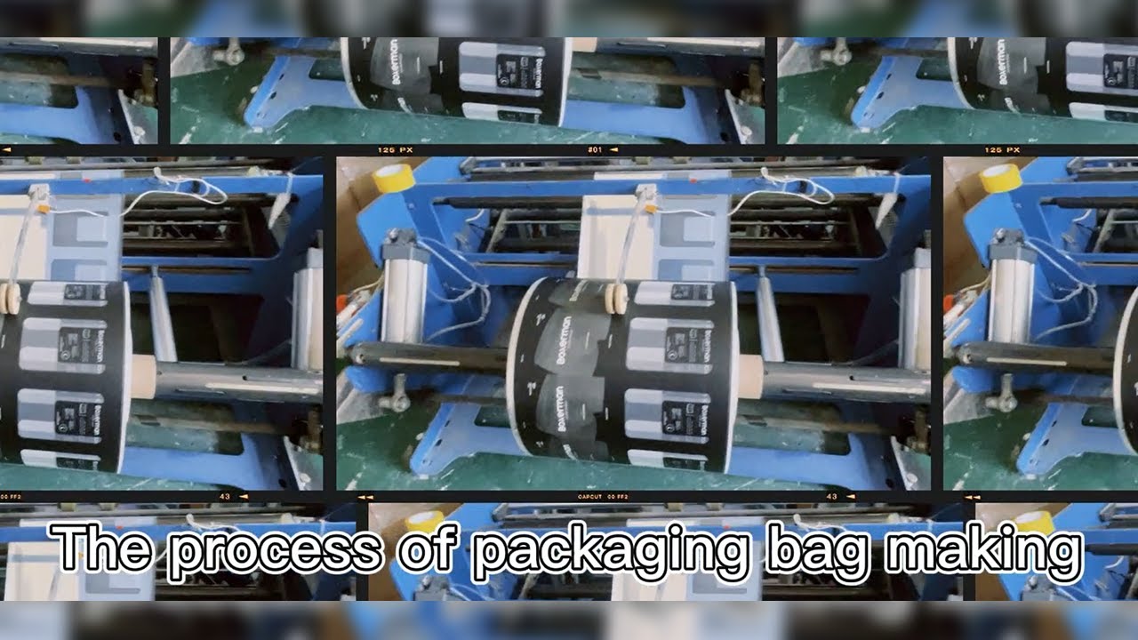 Processes of packaging bag production - YouTube