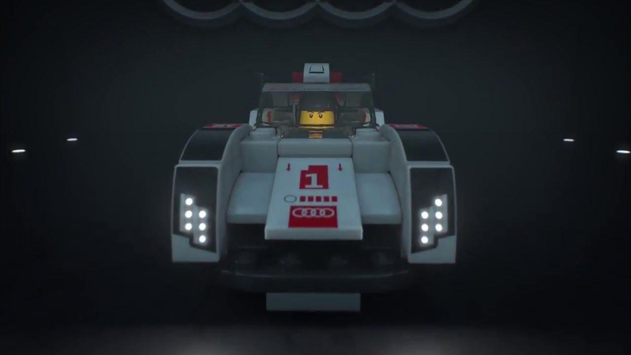 LEGO Speed Champions | Audi Race Simulator | Lego 3D - YouTube