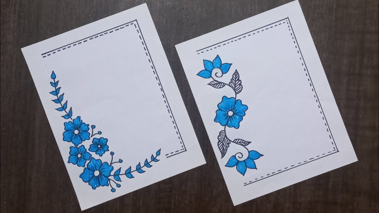 Assignment Front Page Design | Design For Project Work | Margin Design ...