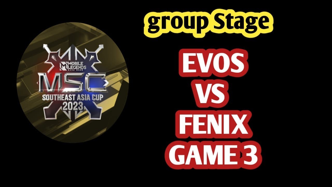 Group stage EVOS Legends VS Fenix Esports Game 3 - YouTube