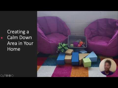 Creating a Calm Down Area in Your Own Home - YouTube