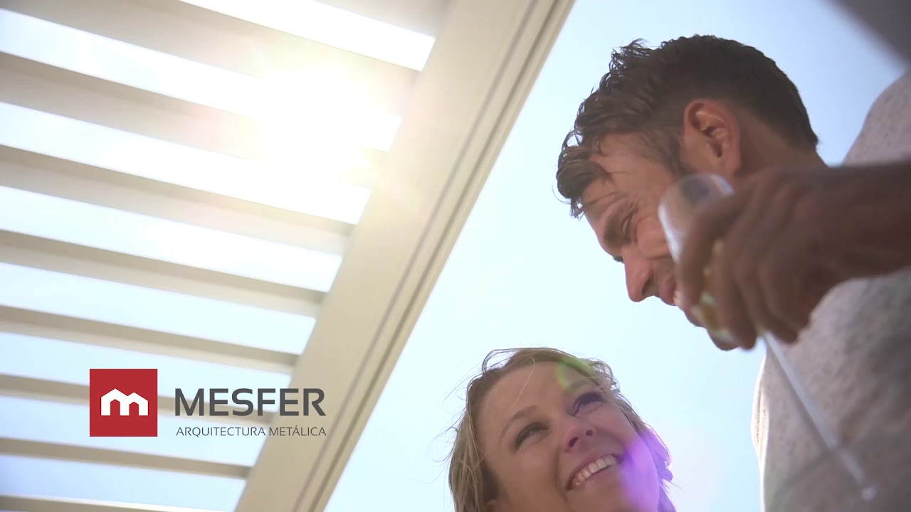 Pérgolas bioclimáticas Mesfer 02 - YouTube