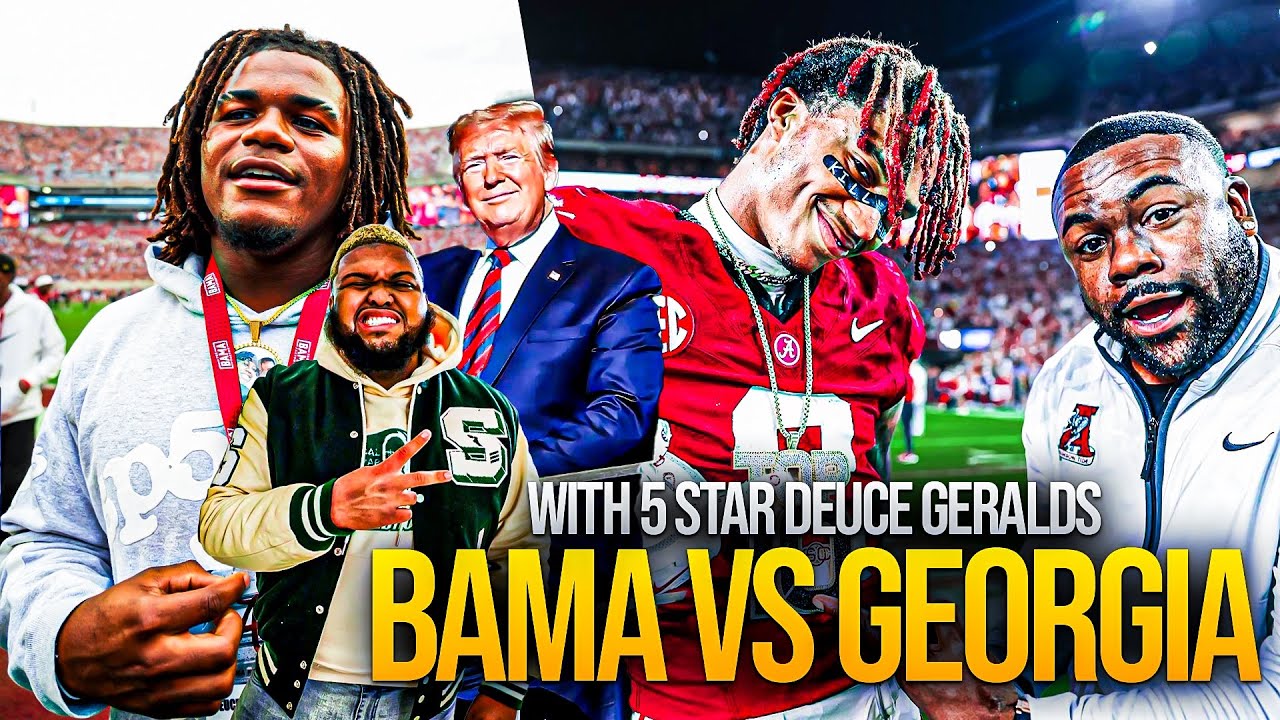 BAMA🐘 VS GEORGIA🐶 ( GAME DAY VLOG). Featuring 5⭐️Recruit DEUCE GERALDS ...