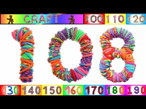 Numbers 1 to 1000 in 100 Fonts - YouTube