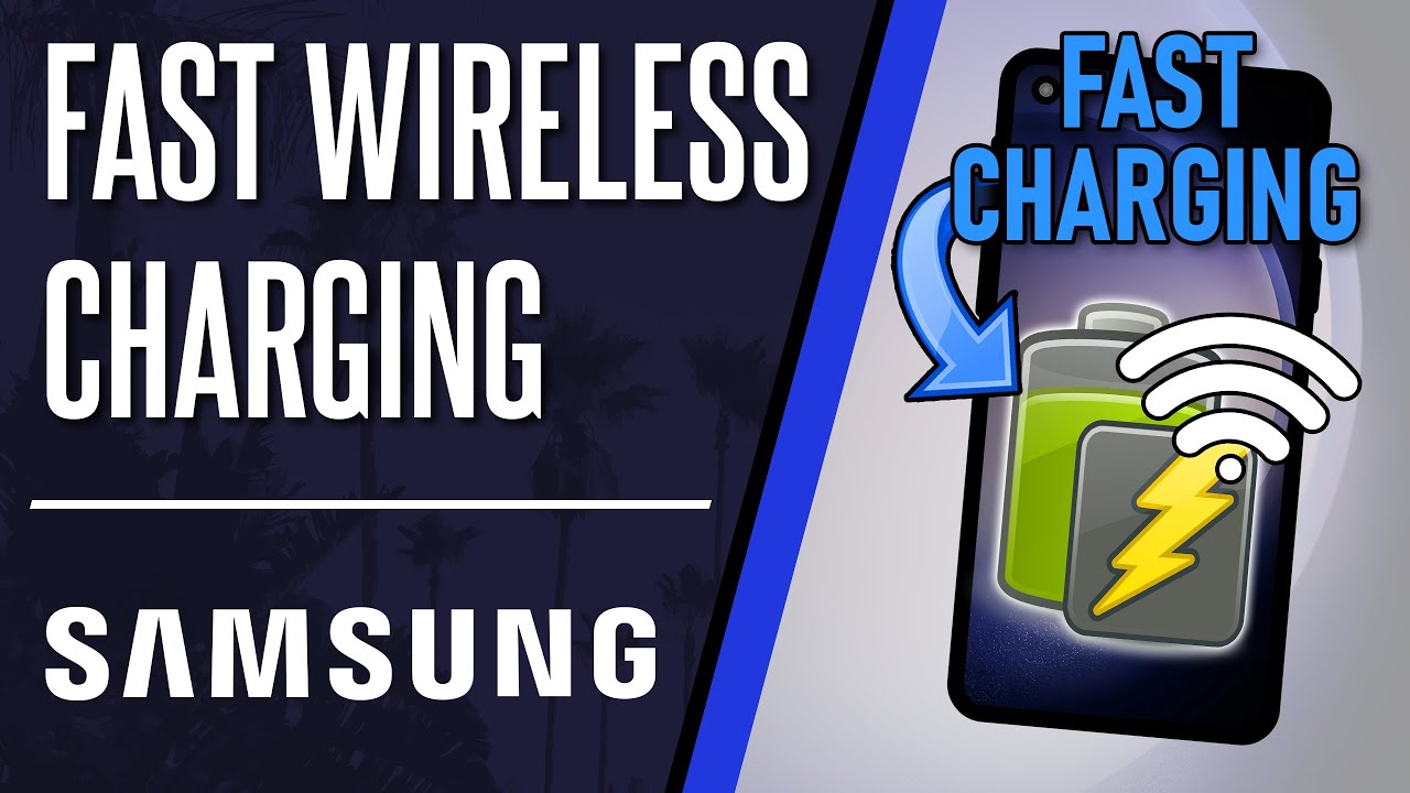 How to Turn ON Fast Wireless Charging on Samsung Phone - YouTube