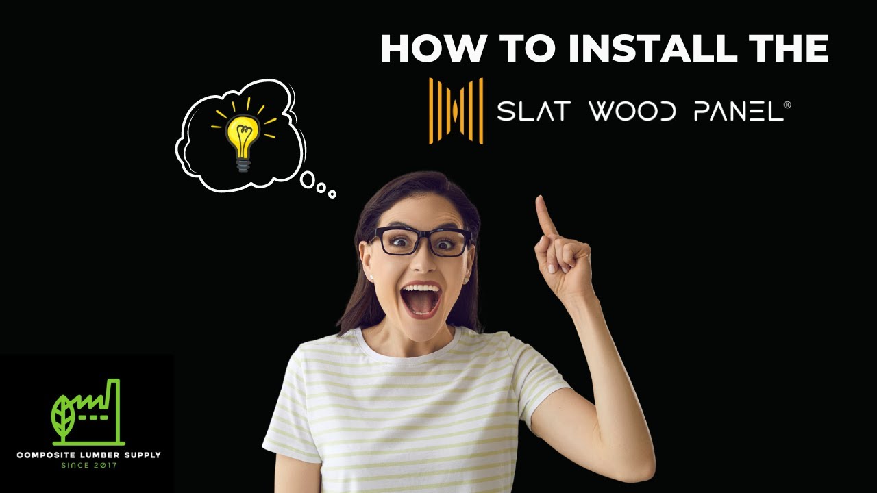 INSTALLATION PROCESS - SLAT WOOD PANEL - YouTube