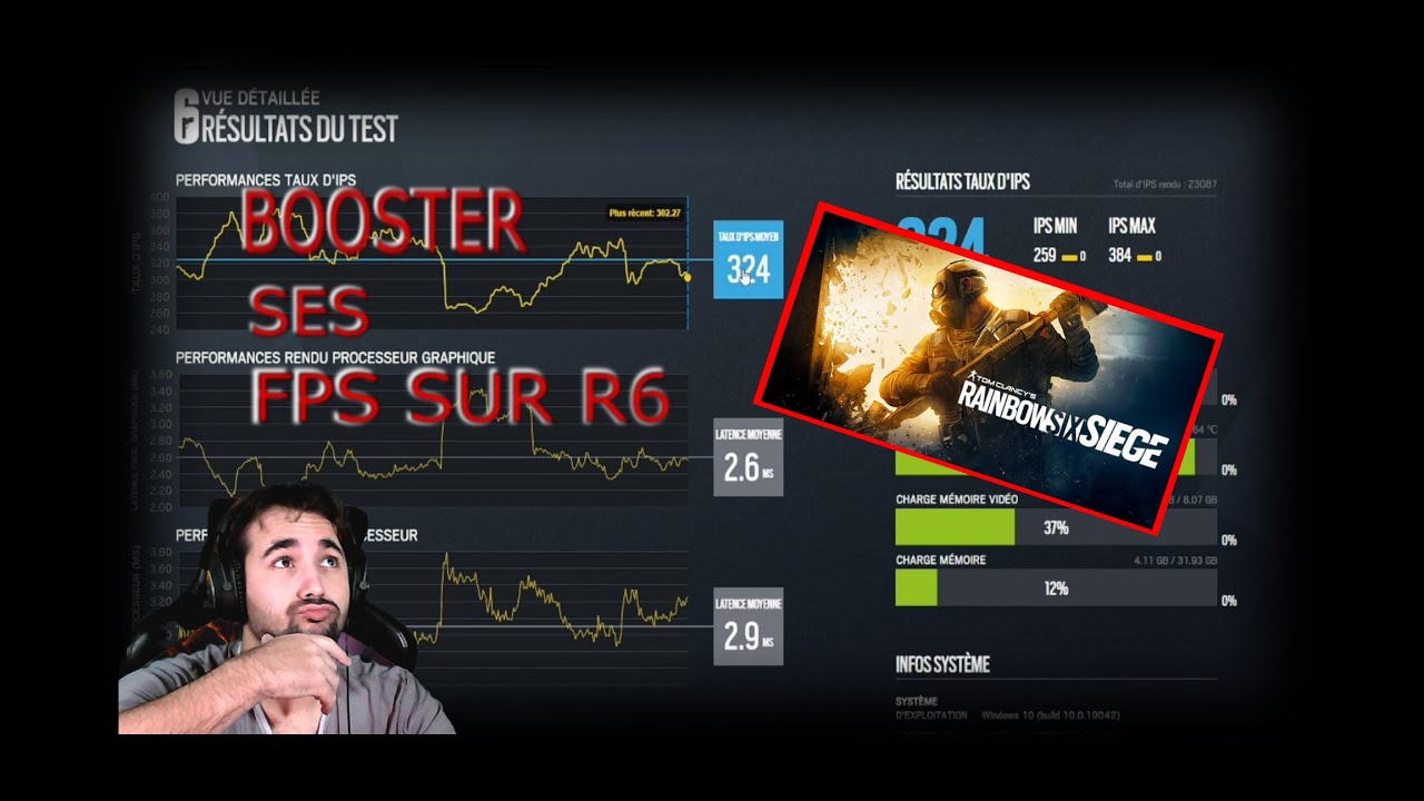 BOOSTER SES FPS SUR R6 #boosterfps #r6 #tuto - YouTube