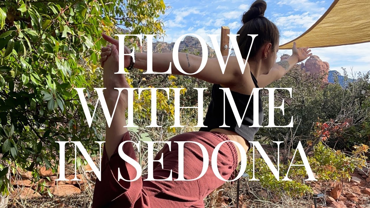 Flow with me in Sedona (15 minutes) 🍂🧡 - YouTube
