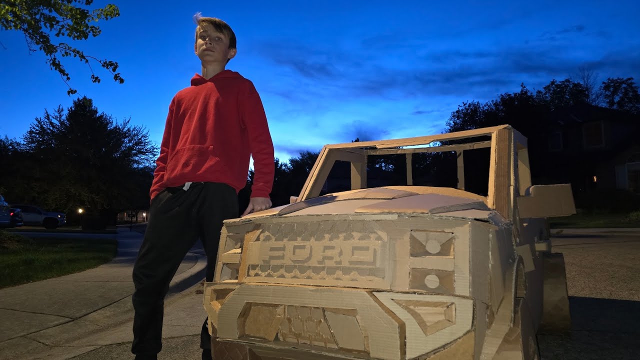 *CARDBOARD FORD RAPTOR* Anniversary Special | Kardboard Kids - YouTube