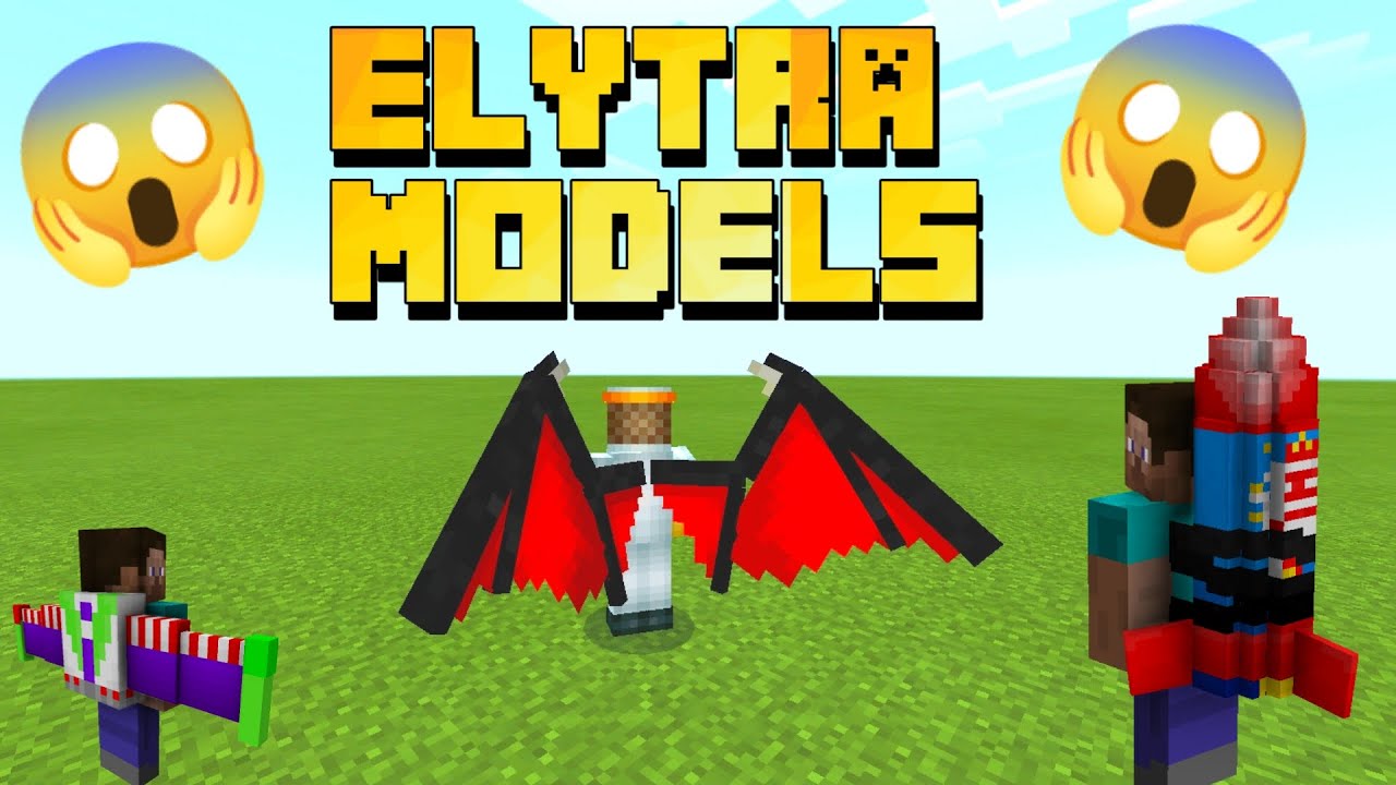 Elytra Models Add-on For Minecraft in Hindi | Elytra Models Mode For ...