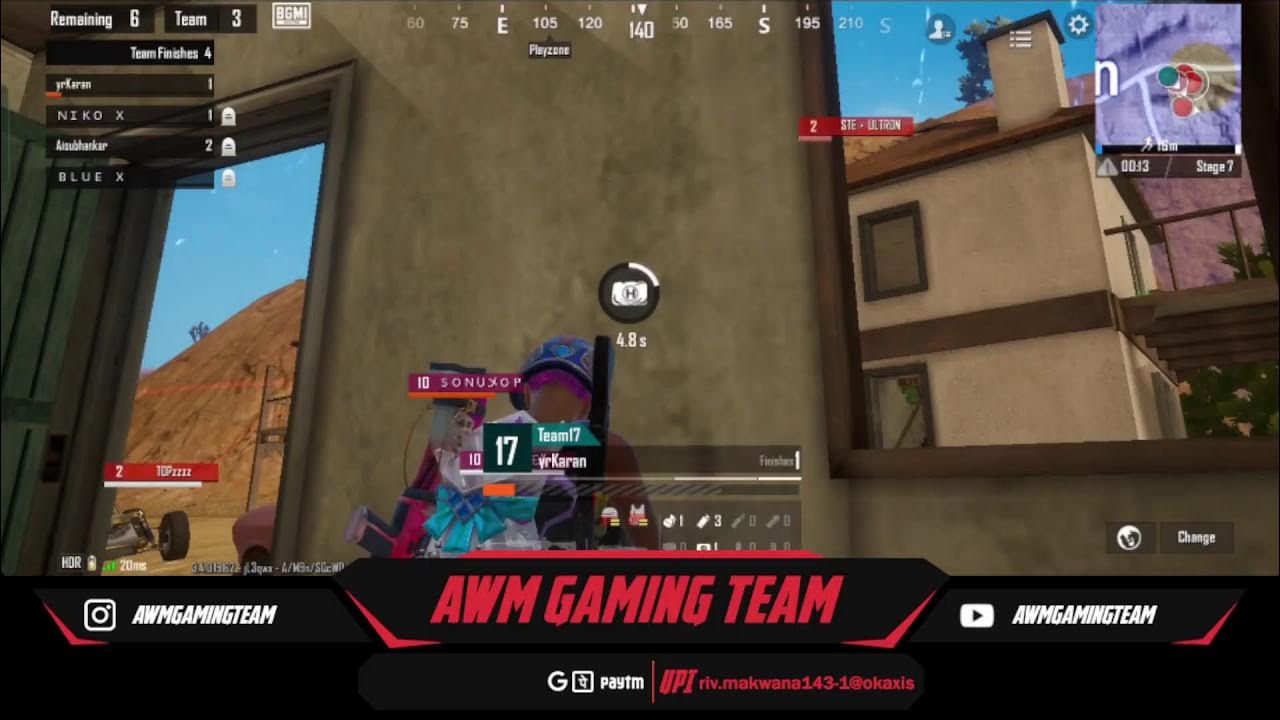 AWM GAMING TEAM LIVE 🔴 || ROOM - FINAL || #awmgamingteam - YouTube