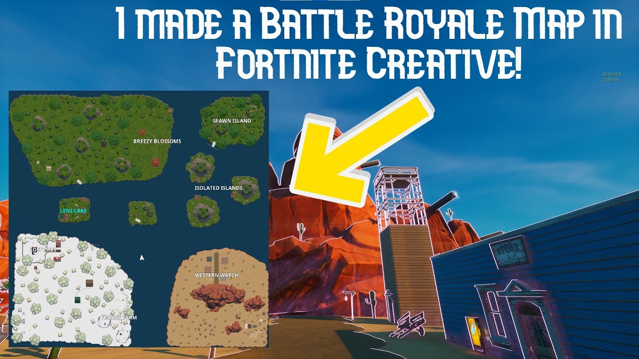 I made a Battle Royale Map in Fortnite Creative! - YouTube