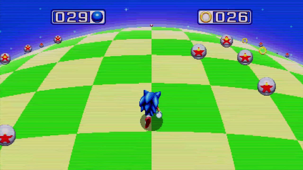 Sonic Mania CRT Sharp Edition - YouTube