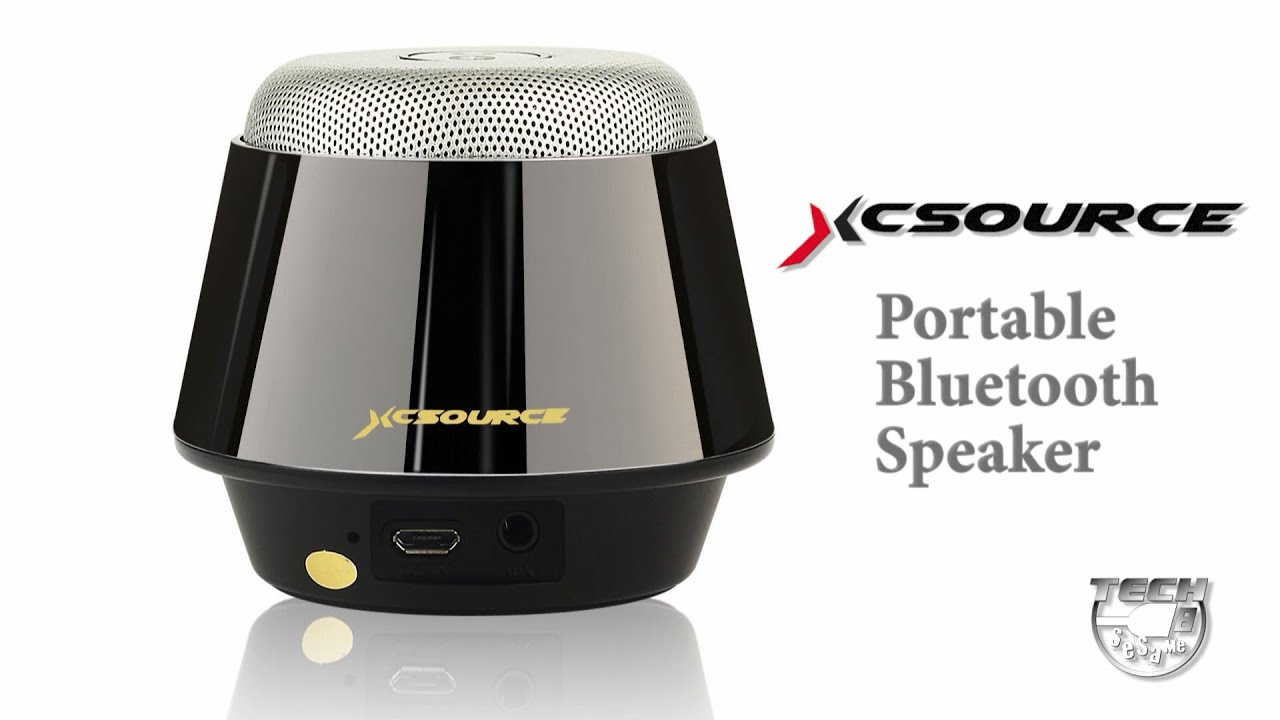 XCSOURCE Bass Portable Bluetooth 3.0 Rechargeable Speaker unboxing ...