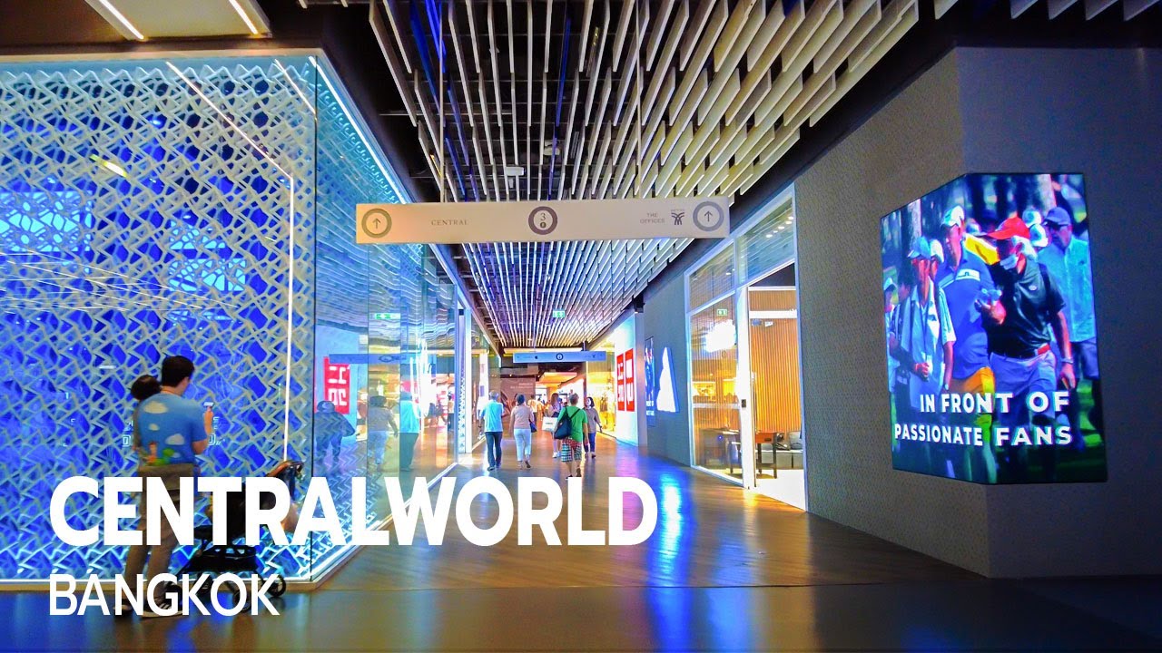 CENTRAL WORLD Bangkok Shopping Mall Walkthrough 2024 [4K] - YouTube