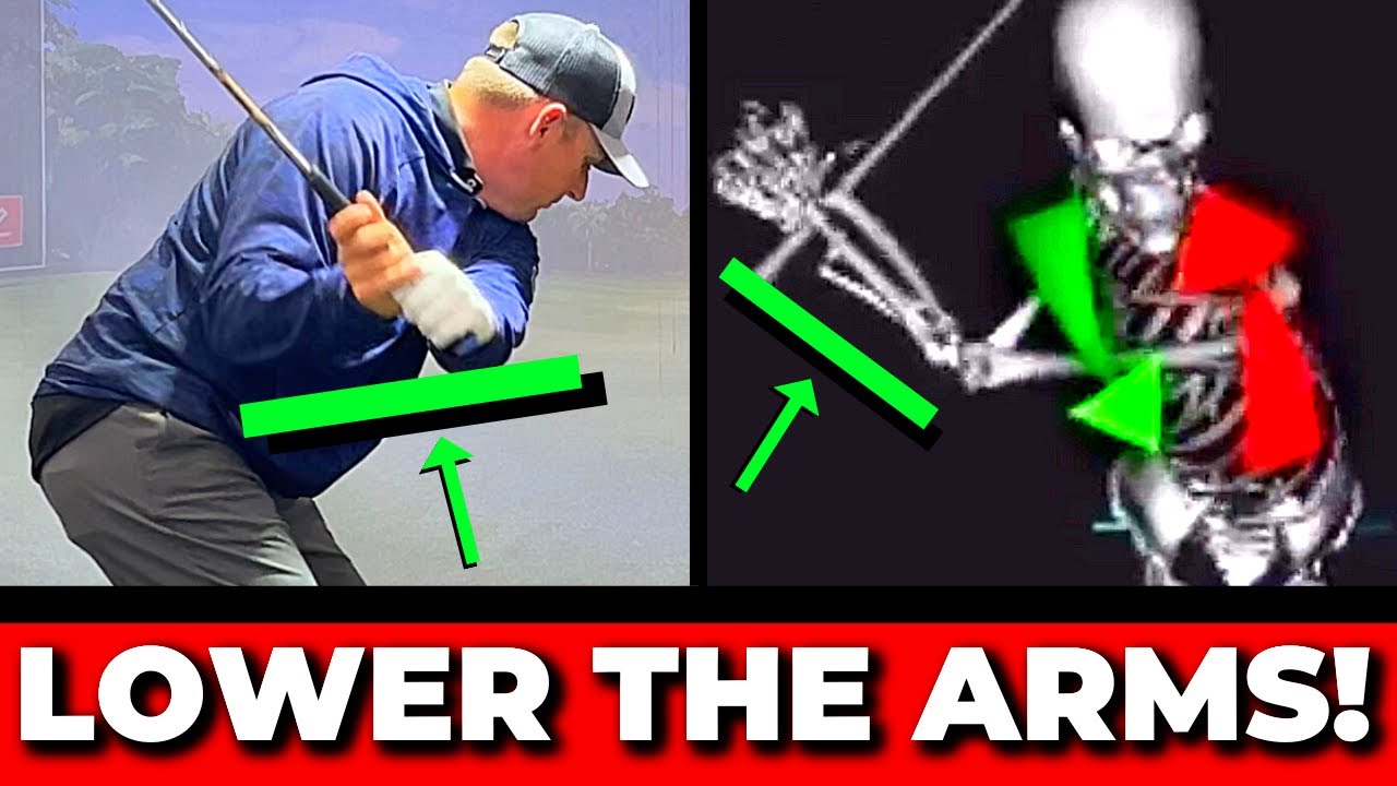 How To Dynamically LOWER The Arms In The Downswing - YouTube