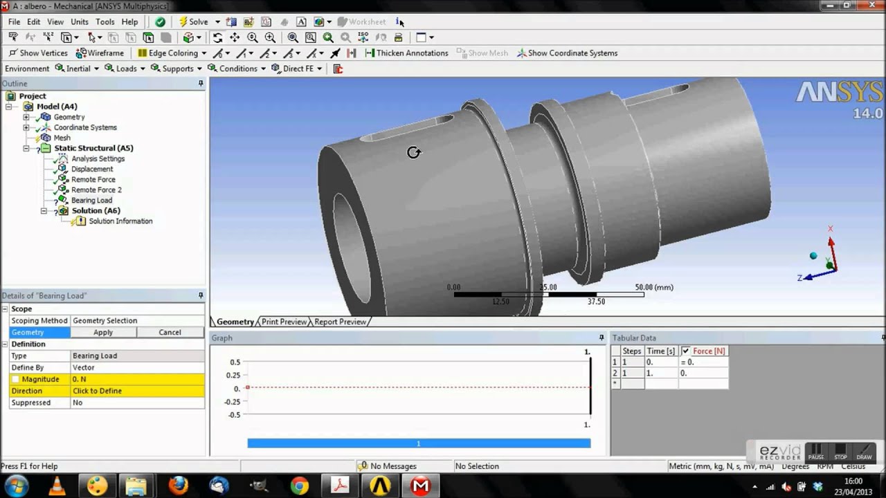 Ansys - Esercitazione 2 - Albero Rotante - Parte 1 - YouTube