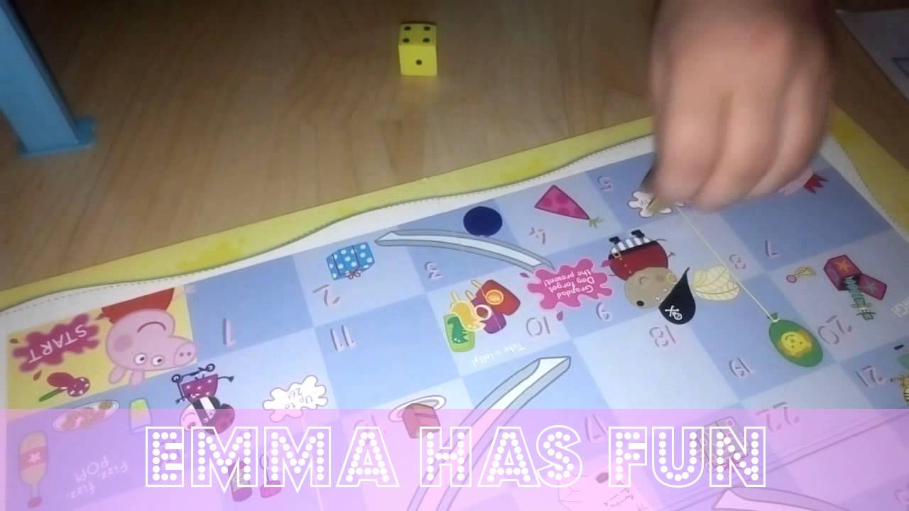 Peppa Pig Snakes and Ladders - YouTube