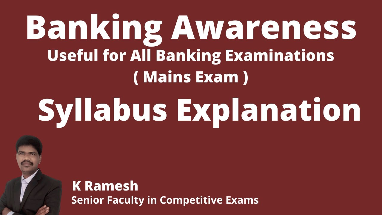 Banking Awareness Syllabus Explanation By Ramesh Sir YouTube banking-awareness-syllabus-explanation-by-ramesh-sir-youtube