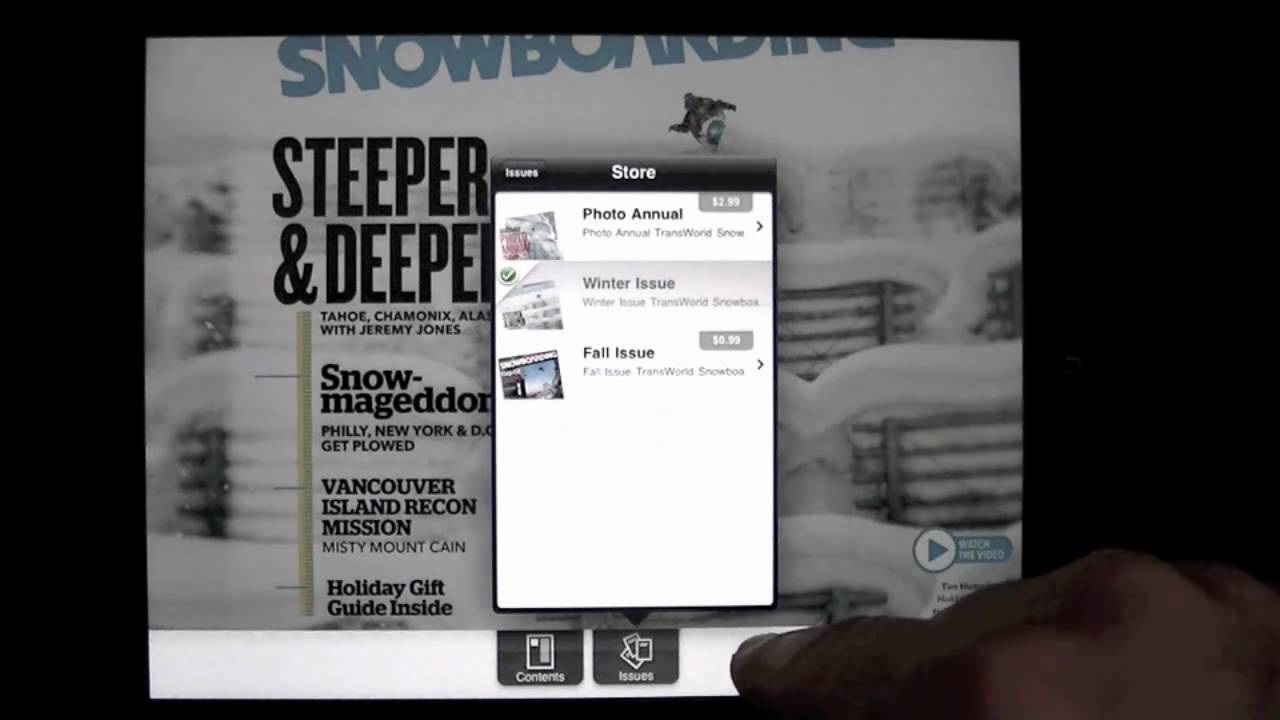 TransWorld Snowboarding+ iPad App Review CrazyMikesapps.com - YouTube