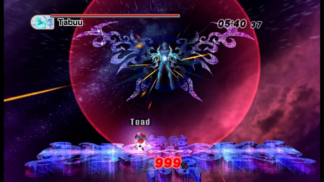 Super Smash Bros™ Brawl - God Mode Toad vs Tabuu Boss - YouTube