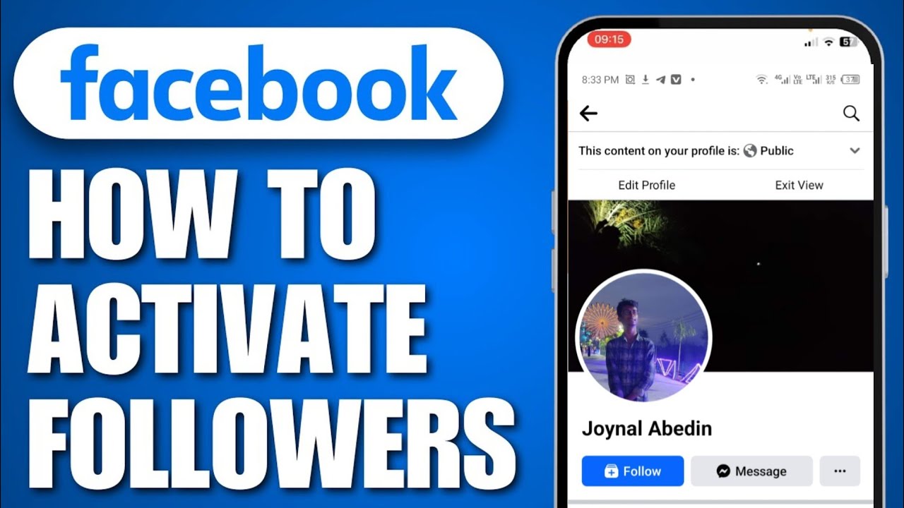 How to Activate Followers on Facebook Profile 2024 - YouTube
