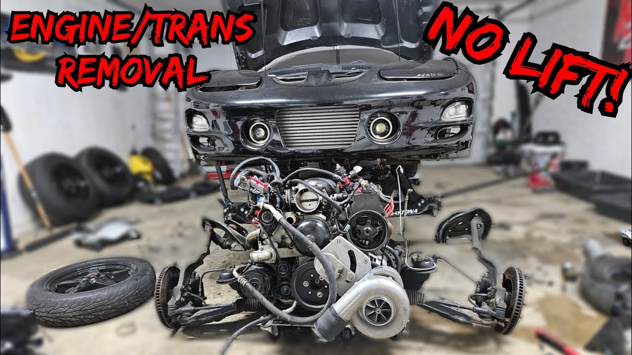 Removing 98-02 F-Body Engine/Trans (No Lift Necessary) - YouTube