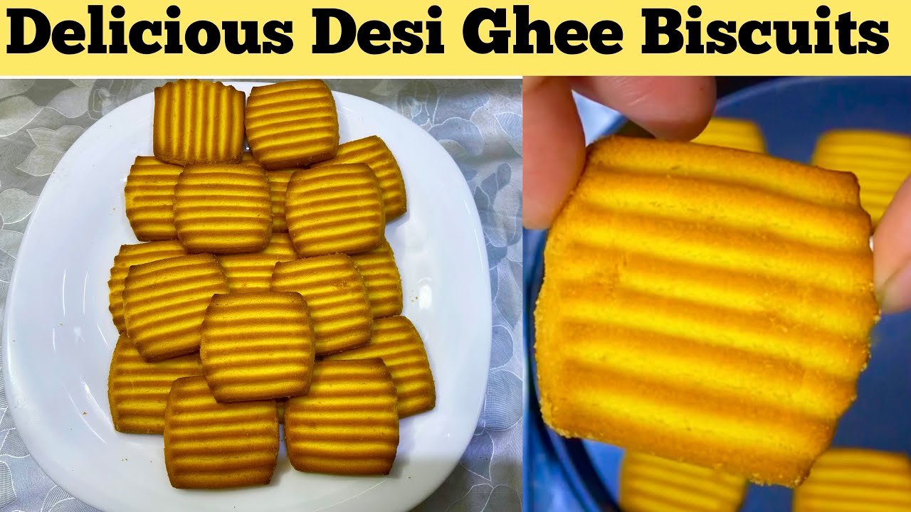 Desi Ghee Biscuits Ki Recipe |Sooper Biscuit Jaise Biscuits Banane Ka ...
