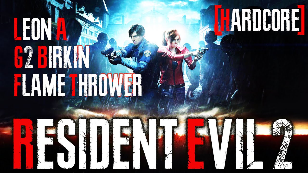 RESIDENT EVIL 2 REMAKE |LEON A| G2 BIRKIN FLAMETHROWER +3GRENADE ...