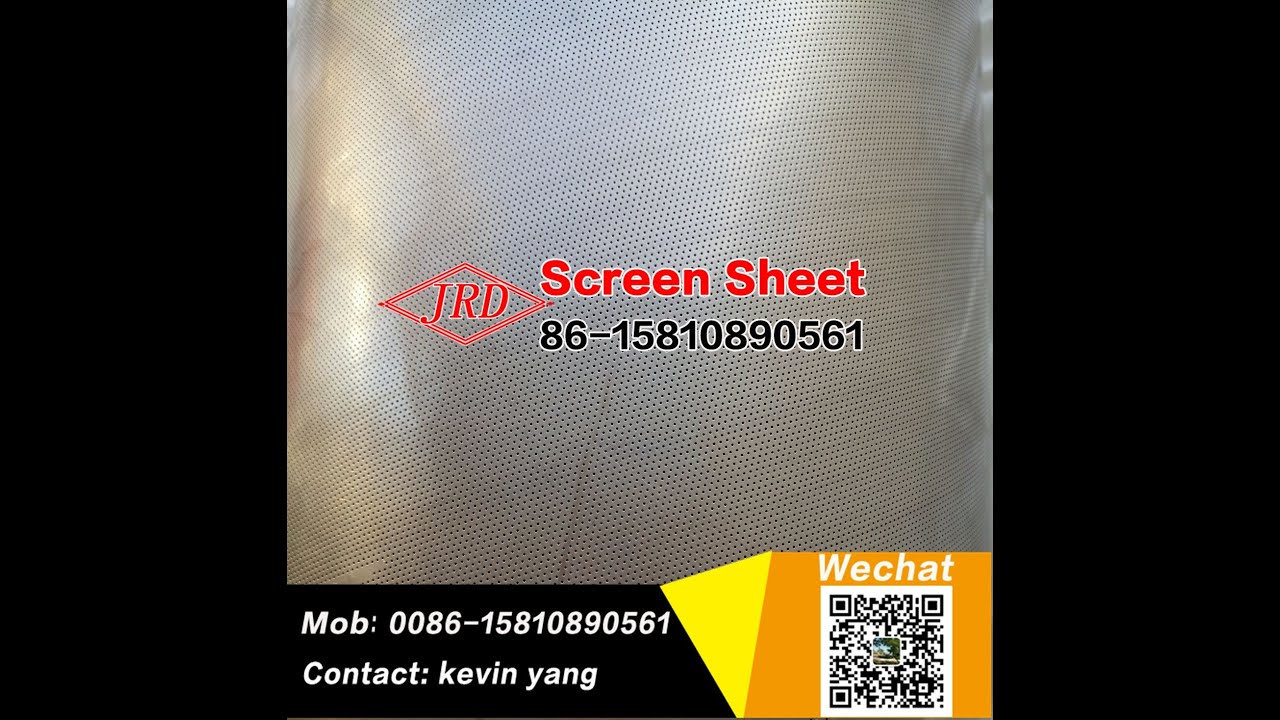Flour Mill Screen, Milling Screen, Hole 0.5mm Screen - YouTube