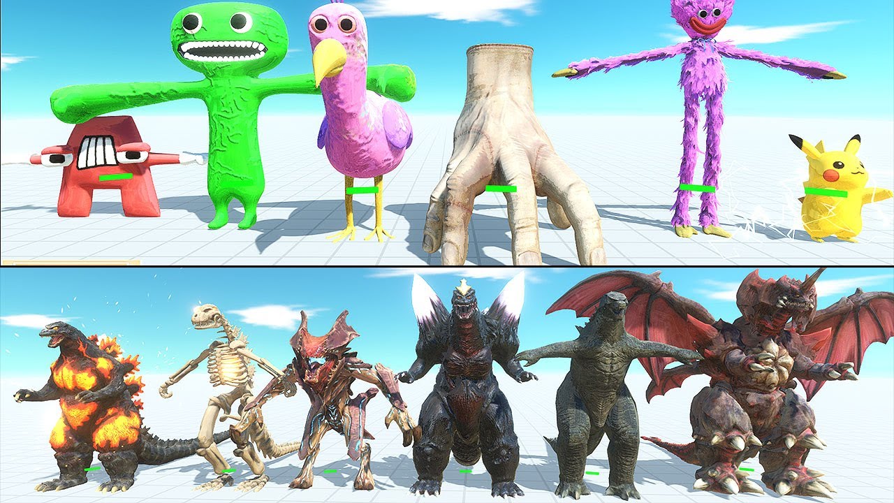 Animal Revolt Battle Simulator 'NEW GODZILLA UNITS' (ARBS) Pc Video ...