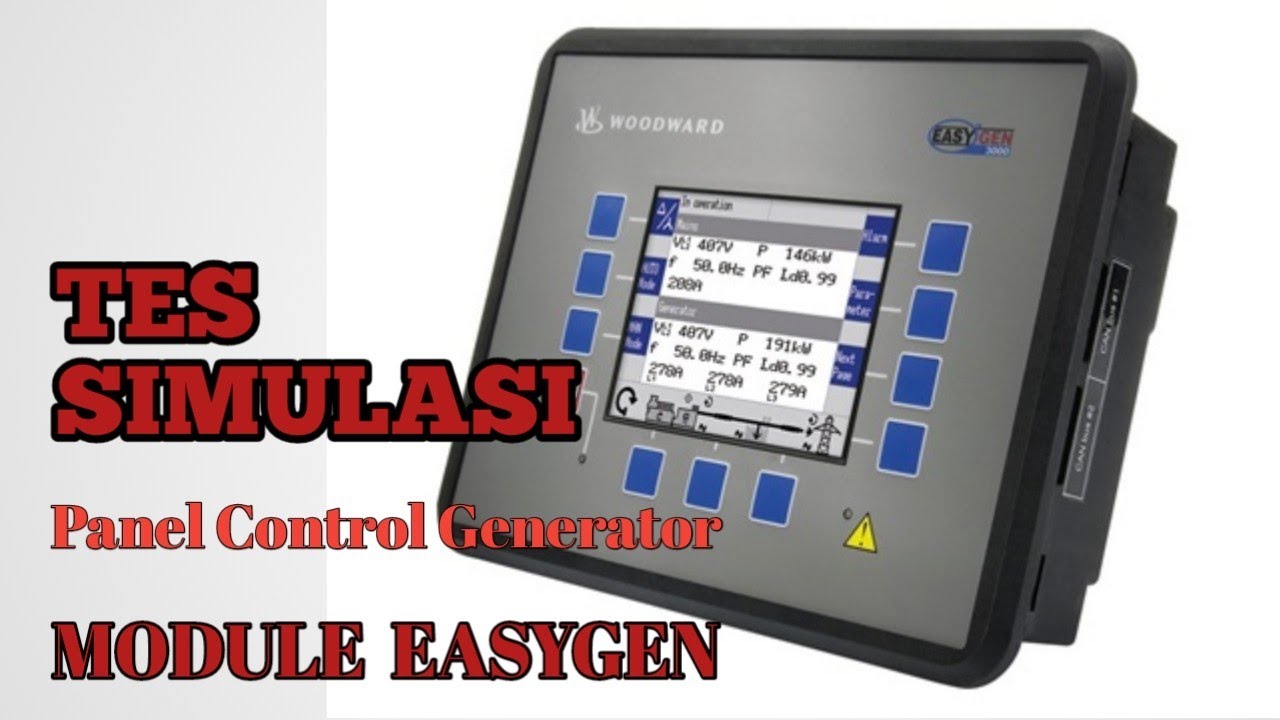 Tes simulasi panel control generator easygen #easygen #simulasi # ...
