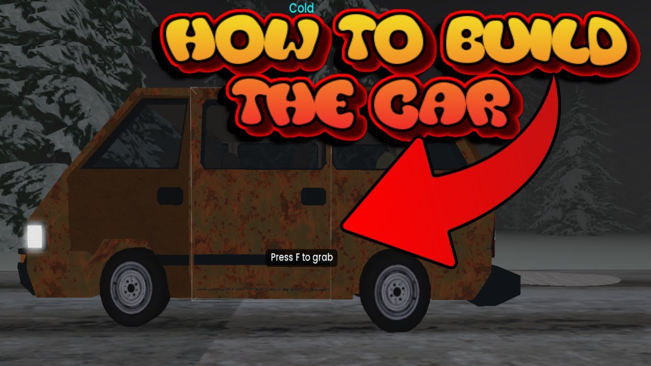 HOW TO BUILD THE CAR/VAN IN Roblox A Snowy Trip - YouTube
