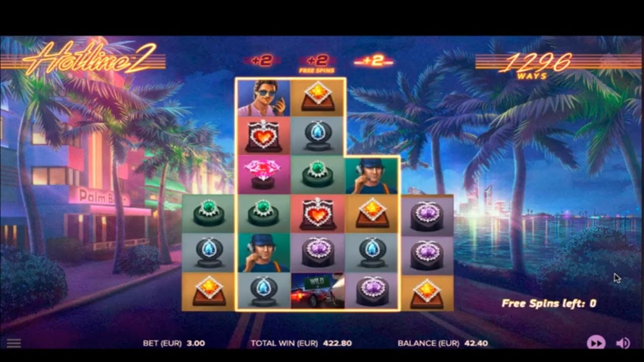 Hotline 2 Slot Free Spins (NetEnt) - YouTube