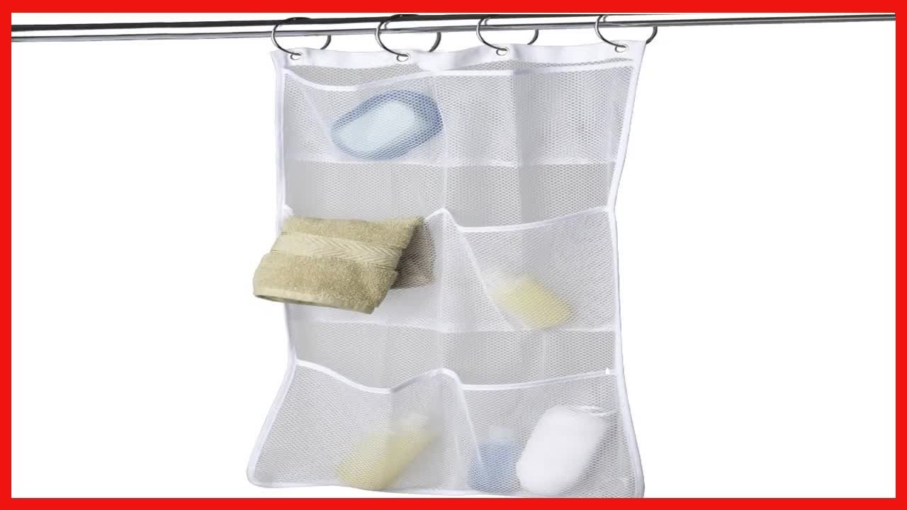 Stay Organized and Clutter-Free with the Maytex Mesh Pockets Shower ...