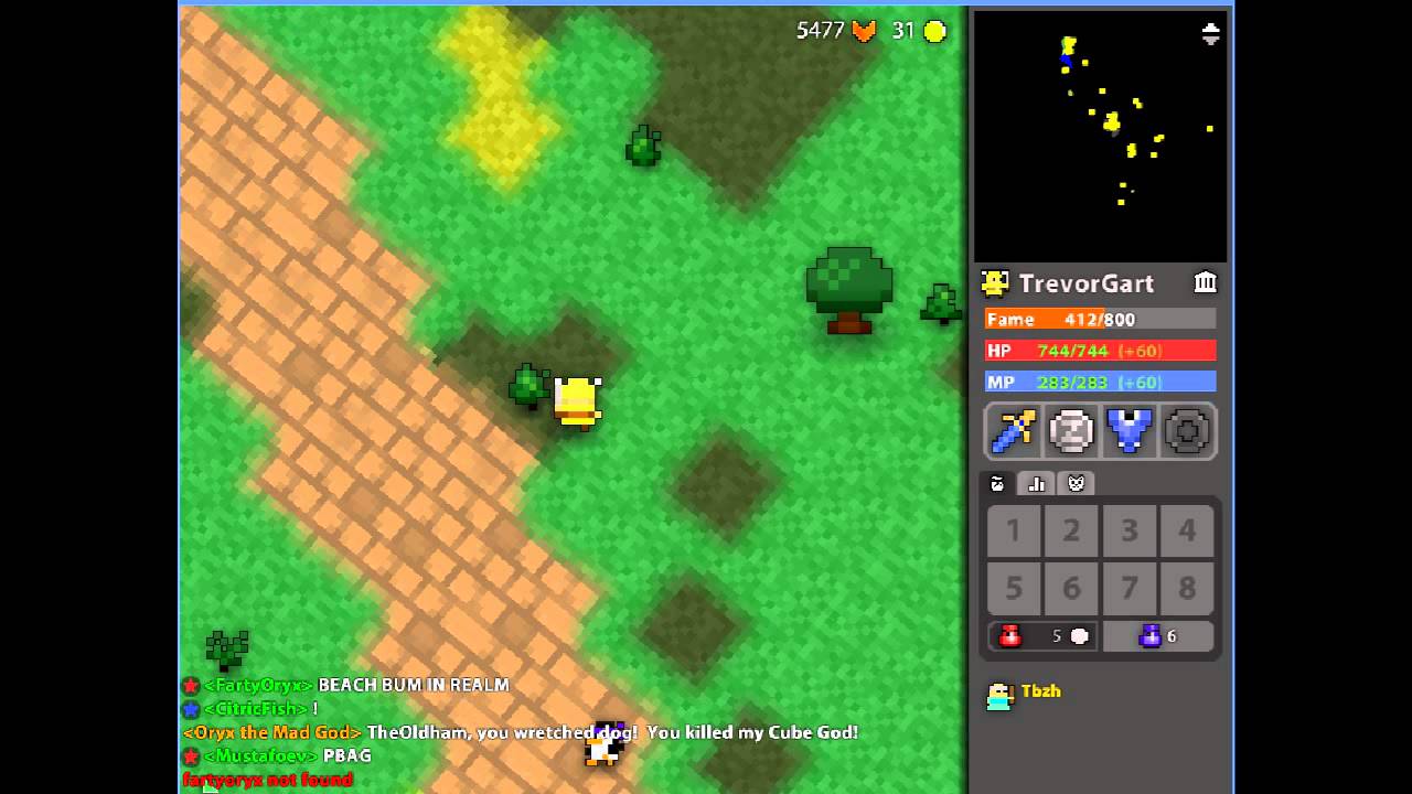 Rotmg dungeons lets play part something or other BEACH BUM ...